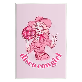 Stupell Vintage Disco Cowgirl Wall Plaque Art Design by Ziwei Li - Bed ...