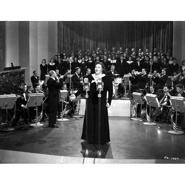 Kate Smith singing in Classic Photo Print - Bed Bath & Beyond - 25388085