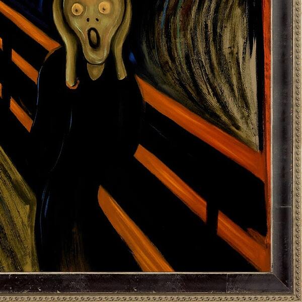 Edvard Munch 'The Scream' Hand Painted Oil Reproduction - Bed Bath ...