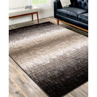 Orian Rugs Adagio Woodchipper Grey Ombre Stain Resistant Area Rug - Bed ...