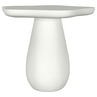 Perth Side Table with Cloud-Shaped Top Off White - Bed Bath & Beyond ...