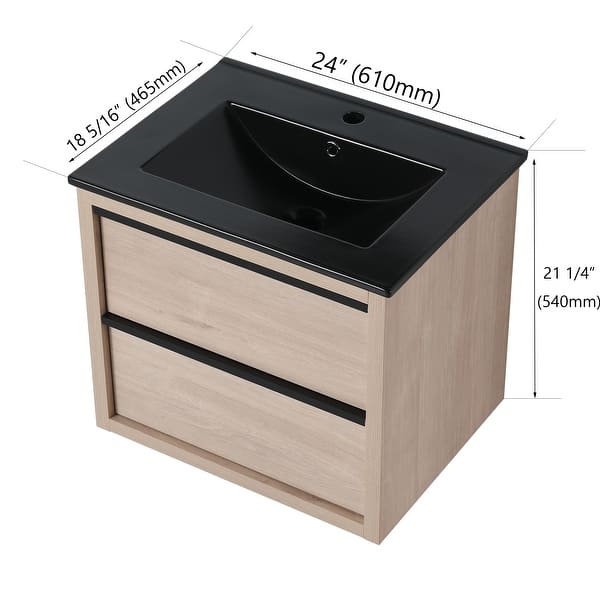 Bathroom Vanity With Ceramic Sink And Drawers - Bed Bath & Beyond ...