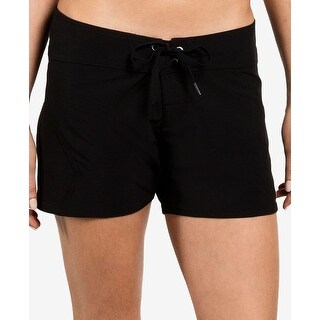 Volcom Women's Simply Solid 5 Boardshort Swimsuit Black Size 13 - Bed ...