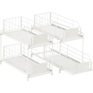 2 Pack Sliding Cabinet Basket Organizer - Bed Bath & Beyond - 40028970