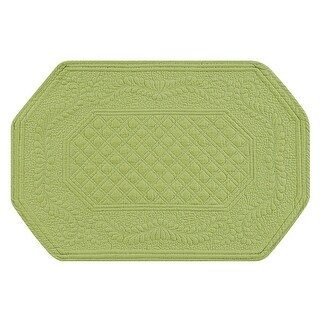 Green Octagonal Single Placemat Set of 4 - Set of 4 - Bed Bath & Beyond ...