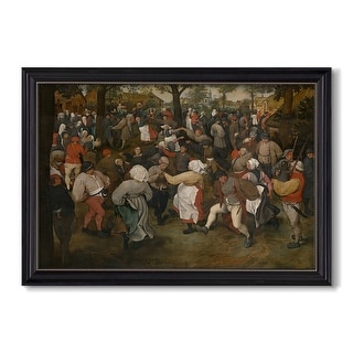 The Wedding Dance c 1566-Pieter Bruegel the Elder-Custom Framed Canvas ...