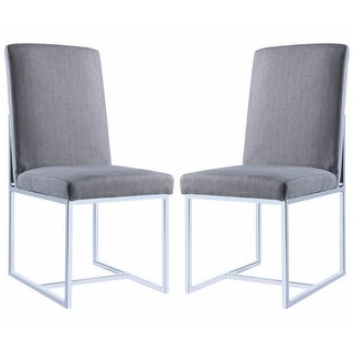 Modern Floating Dining Side Chair, Gray, Set of 2 - Bed Bath & Beyond ...