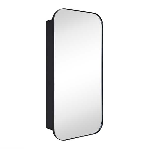 Recessed and Surface Mount Medicine Cabinet Mirror - 40" x 20" - Bed ...