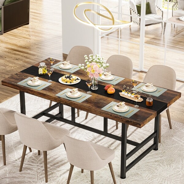 Dining Table for 6 People 70 inches Wood Large Dining Room Table On Sale Bed Bath Beyond 37506624