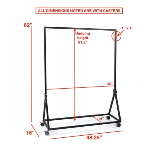 Metal Garment Floor Rack - Bed Bath & Beyond - 31484921