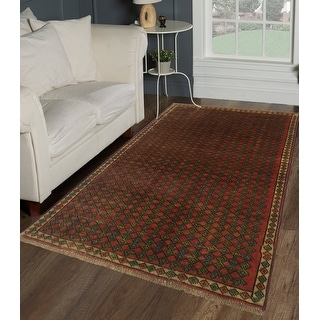 Semi Antique Walcot Rusty-Red/Green Rug - 3'1" x 4'10" - Bed Bath ...