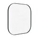 TEHOME Rounded Square Bathroom Vanity Wall Mirror - 24" x 24" - Bed ...