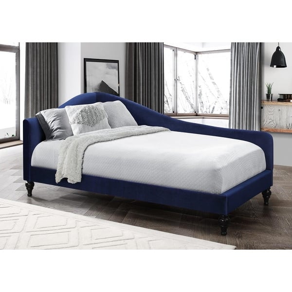 Copper Grove Sete Velvet Upholstered Victorian Twin Daybed - Bed Bath ...