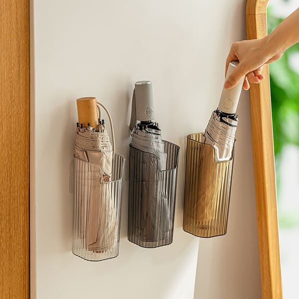 Plastic umbrella storage box without punching wall-mounted - 3.2x3.4x7 ...