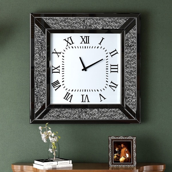 small diamante clock