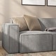 Contemporary Configurable Modular Left Side Sofa Chair with Armrest ...