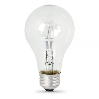 Feit Electric Q72A/CL/2 Energy Saving 72 Watt Halogen Bulb, A19 - Bed ...