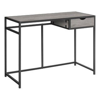 42" Gray Rectangular Computer Desk - Bed Bath & Beyond - 37108779