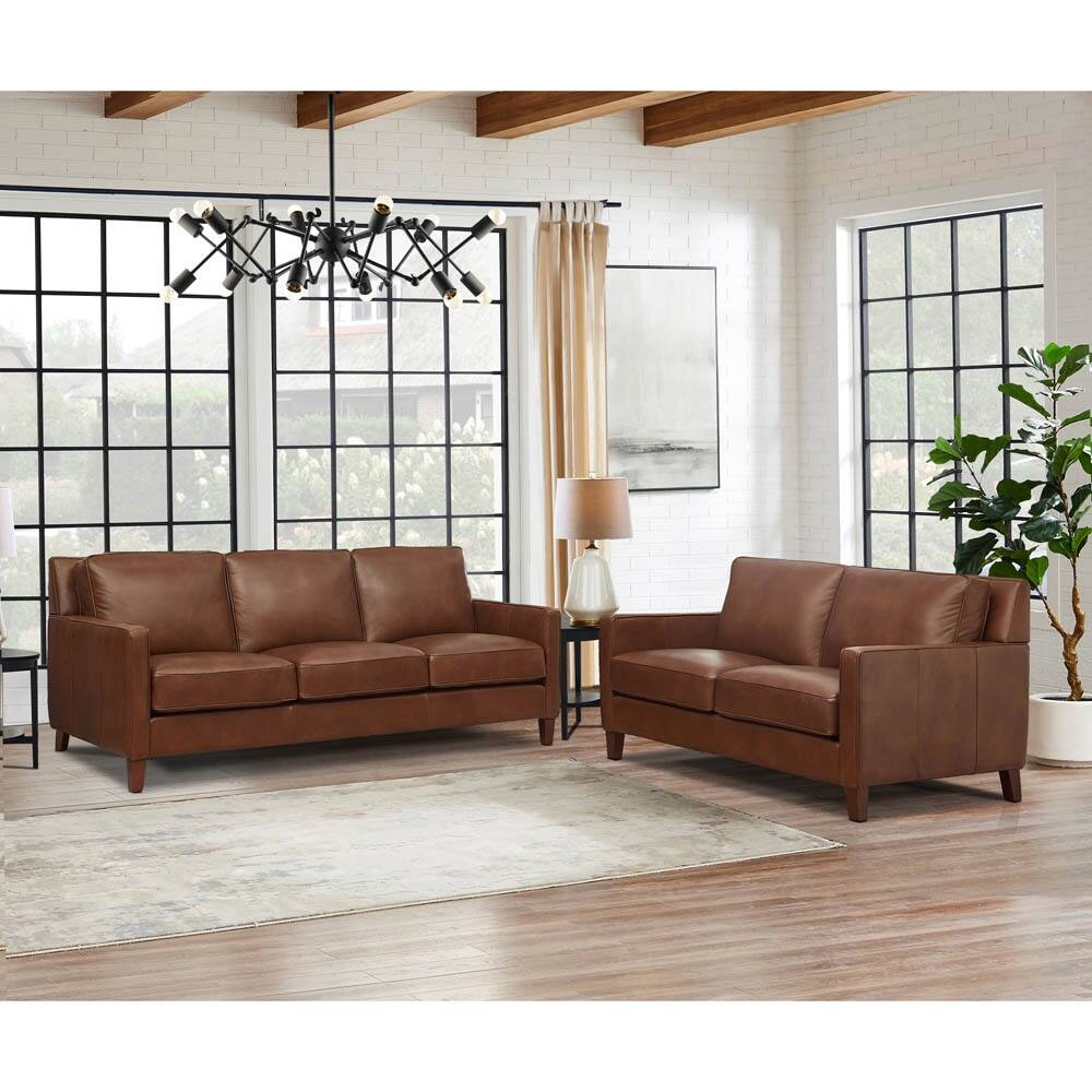 Hydeline Ashby Top Grain Leather Sofa Sets Sofa And Loveseat Sofa