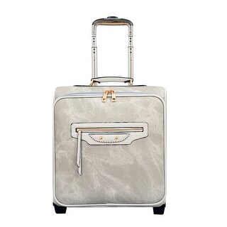 Mellow World 17-inch Dani Denim Washed Suitcase - Bed Bath & Beyond ...