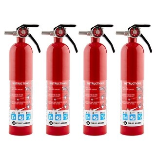 First Alert Home Fire Extinguisher (4 Pack), Rated 1-A 10-B C, Model ...