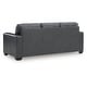 Signature Design by Ashley Bolsena Gray Queen Sofa Sleeper - 85" W x 38 ...