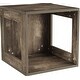 Modular Cube End Table - Minimalist Design with Open Sides for Bedroom ...