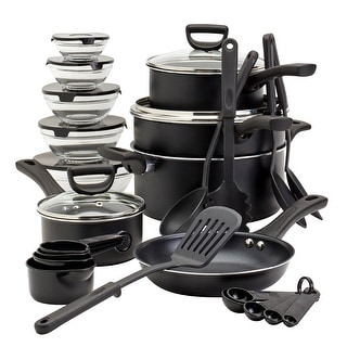 Basic Essentials 32pc Aluminum Cookware Starter set - Bed Bath & Beyond ...