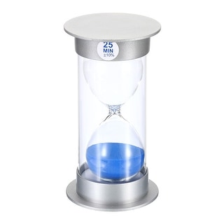 25 Minute Sand Timer, Sandy Clock Count Down Sand Glass, Blue Sands ...