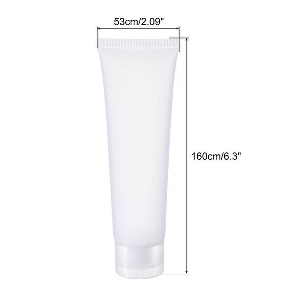 100ml Squeeze Tube, Empty Cosmetic Tubes Plastic Translucent Frosted ...