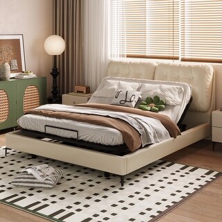Adjustable Bed Frame & Hybrid Mattress Combo Tailored Comfort 12" - Bed ...