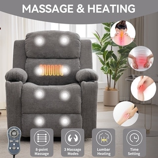 Power Lift Massage Recliner Chair for Living Room, Counter-Balanced ...