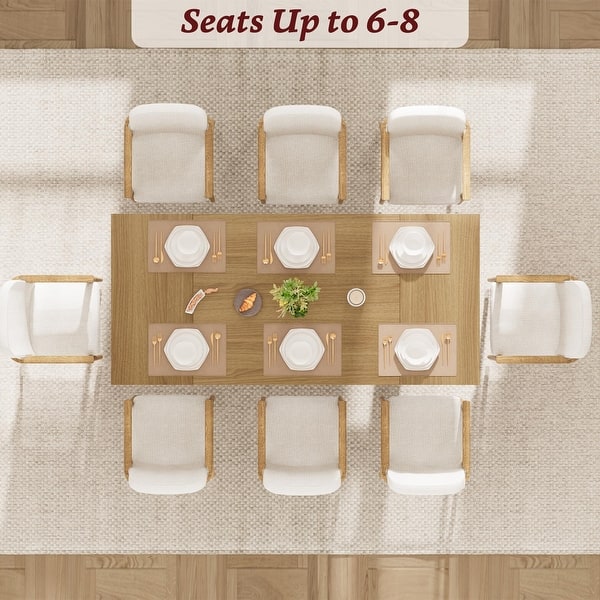 dining table top view