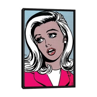 iCanvas "The Girl In Pink" by Toni Sanchez Framed Canvas Print - Bed ...
