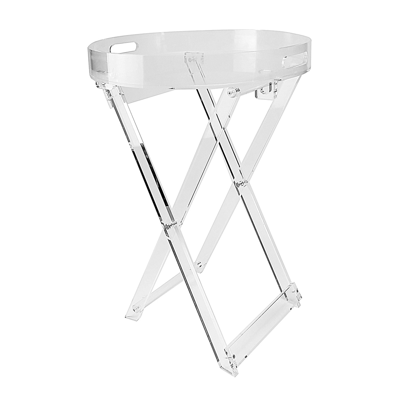 Acrylic folding table store