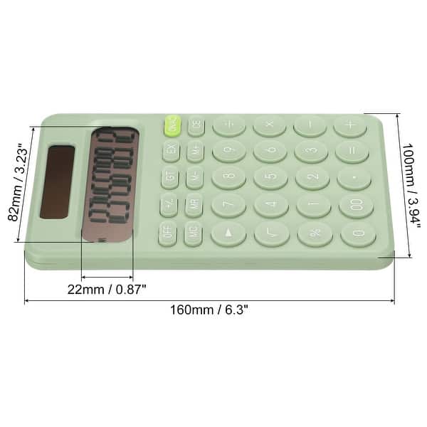 Desktop Basic Calculator with 12 Digit LCD Display, Battery Powered ...