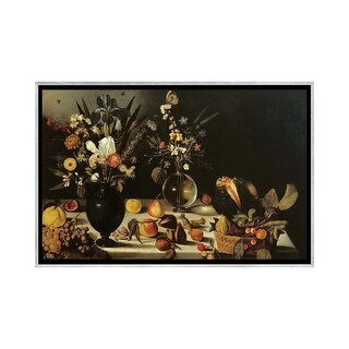 iCanvas "flowers and fruit, by Master of the Hartford Still Life, c ...