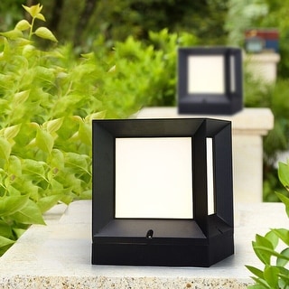 Outdoor Square Lantern Post Lamp - Bed Bath & Beyond - 40705415
