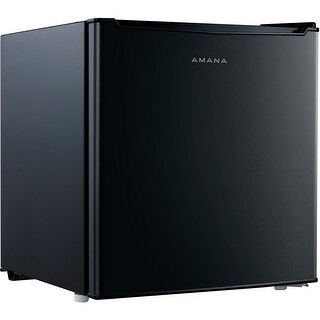 Amana 1.7-Cu. Ft. Single-Door Mini Refrigerator with Half-Width Chiller ...