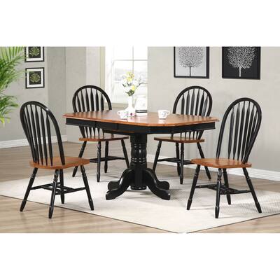 Black Cherry Selections 48 in. Rectangle Distressed Antique Black with ...