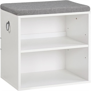 Small Shoe Bench with Cushion - 11.8"D x 15.7"W x 16.5"H - Bed Bath ...