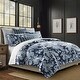 Alexandria Indigo Cotton Comforter Set 8 Piece - Bed Bath & Beyond ...