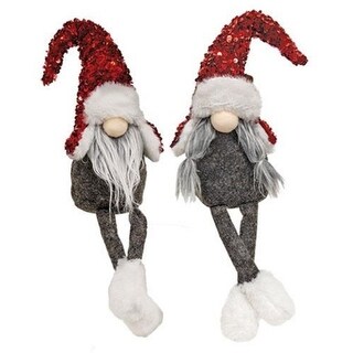 Mr. or Mrs. Red Sequin Dangle Leg Gnome 2 Asstd. - Bed Bath & Beyond ...
