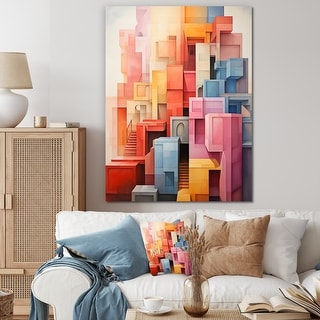 Designart "Constructivism Constructed Horizons VIII" Constructivism ...