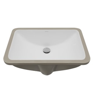 Karran Valera 21" Rectangular Undermount Vitreous China Bathroom Sink ...