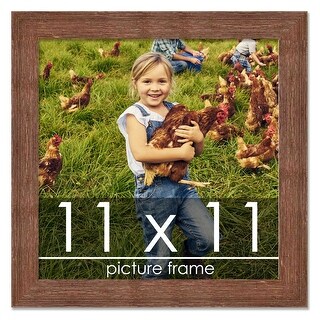 11x11 Distressed/Aged Color Wood Picture Square Frame - Bed Bath ...