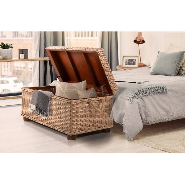 Bauer Kubu Rattan Storage Trunk - Bed Bath & Beyond - 39050049
