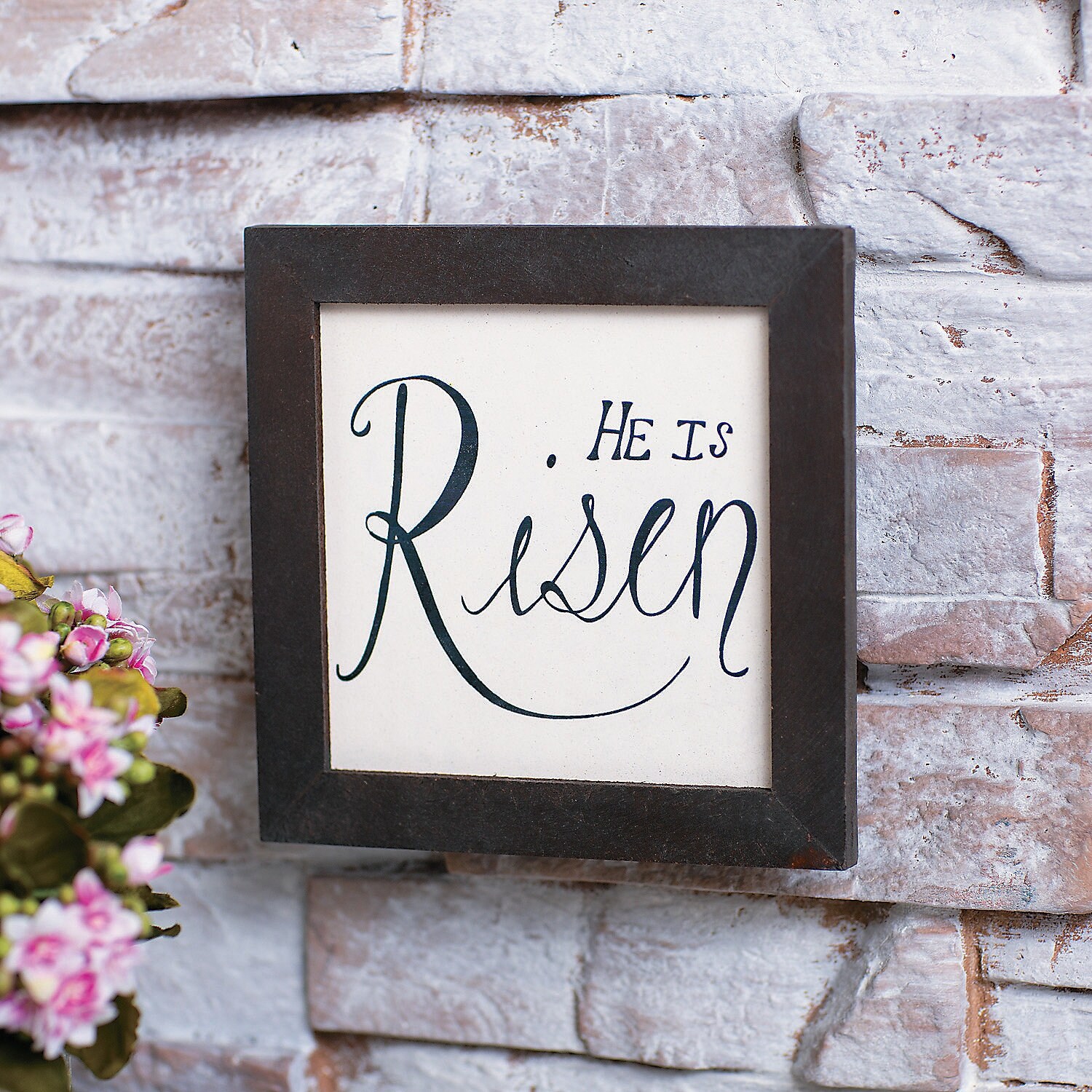 easter he is risen decor
