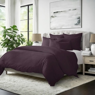 6ix Tailors Elsie Eggplant 8 Piece Designer Comforter Set - Bed Bath ...