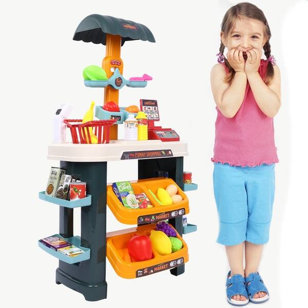 Grocery Game Store Children'S Gifts Girl Supermarket Kitchen Toy Set ...